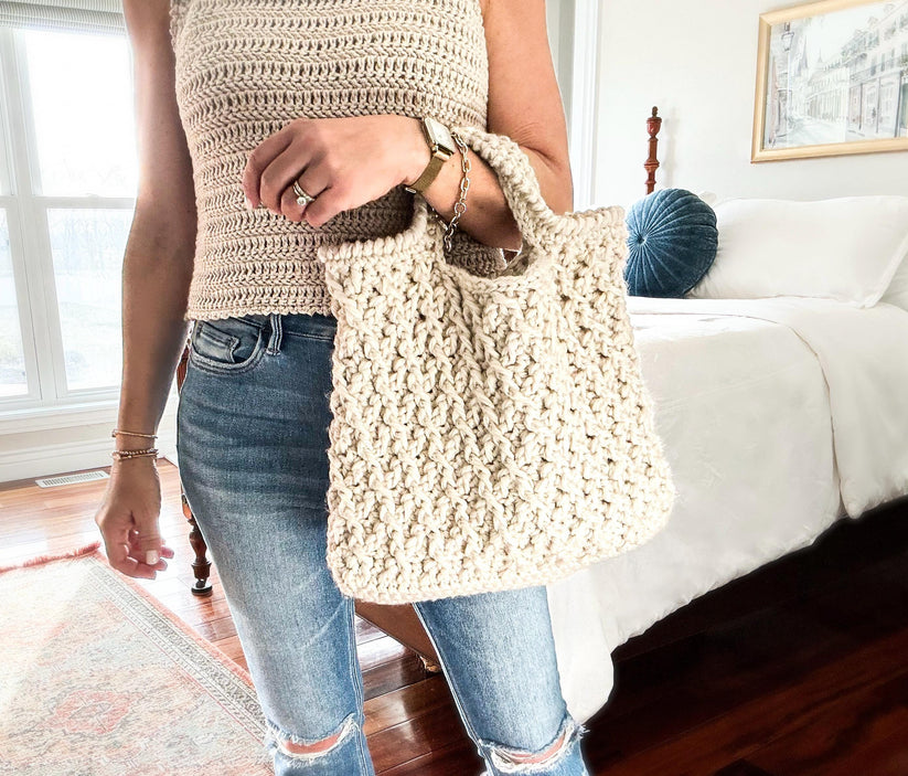 The Marlowe Crochet Tote Pattern with Video – RUBY WEBBS